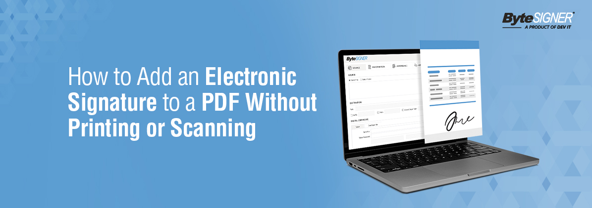 How To Add An Electronic Signature To A Pdf