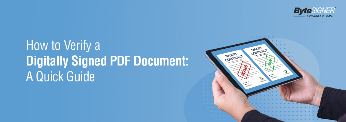 How to Verify a Digitally Signed PDF Document – Quick Guide